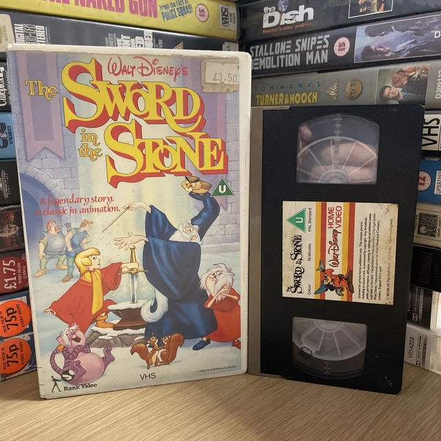 THE SWORD IN THE STONE - Big Box Ex-rental VHS - The Classics from Walt ...