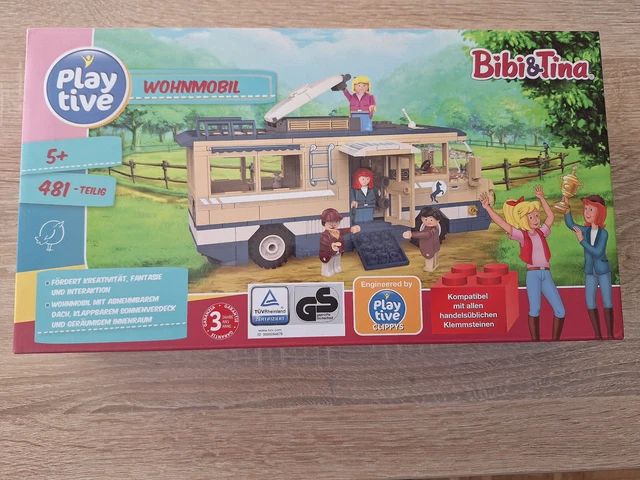 PLAYTIVE BIBI & Tina WOHNMOBIL, Camper, Klemmbausteine, 481 Teile, NEU ...