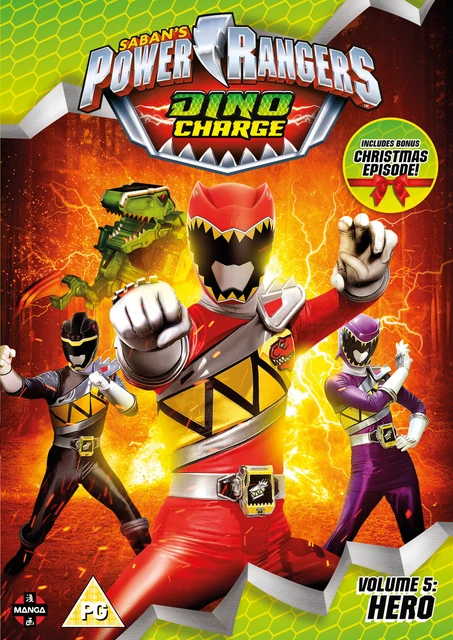 POWER RANGERS DINO Charge: Volume 5 - Hero (DVD) Jarred Blakiston Ryan ...
