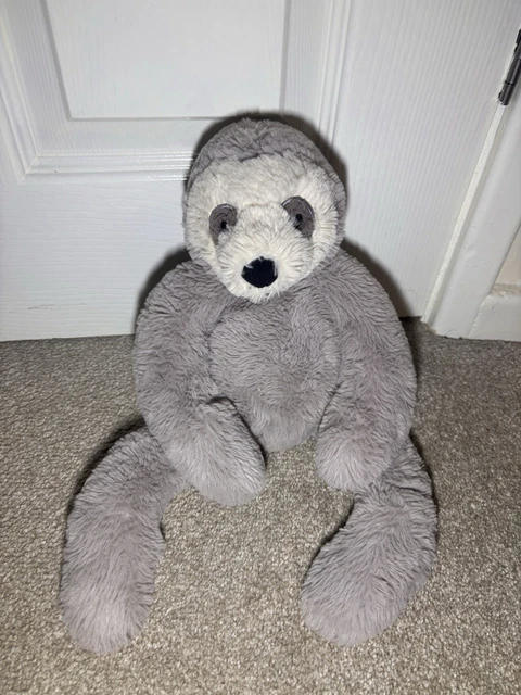 JELLYCAT BAILEY SLOTH Plush Soft Toy Retired Preowned Excellent ...