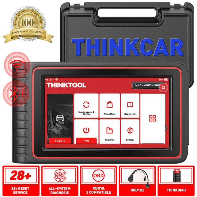 THINKTOOL BIDIRECTIONAL OBD2 Scanner Diagnostic TPMS ECU Coding Key ...