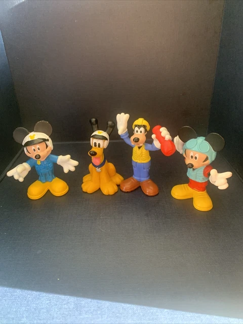 DISNEY MICKEY MOUSE Clubhouse Figures Police Patrol Mickey & Pluto ...