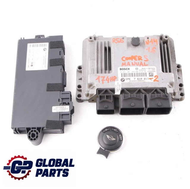 £MINI COOPER S R56 R57 N14 1,6 ECU kit centralina DME 7610011 CAS3 ...