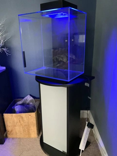 FLUVAL EDGE 46L Tank + Tetra AquaArt Explorer Line Cabinet £200.00 ...