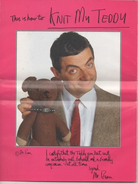 ROWAN ATKINSON THE Final Frolics Of Mr Bean + Teddy Bear Knitting ...
