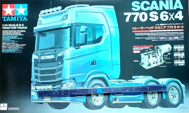TAMIYA 14005128/4005128 CHASSIS Rails (Scania R620/770S(6x4)/MAN26.540 ...