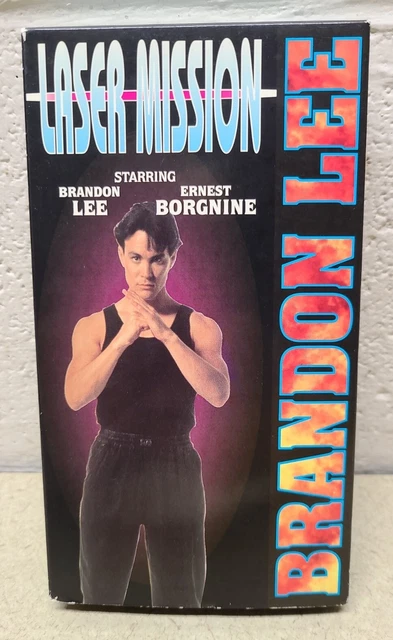 LASER MISSION (VHS, 1995) Brandon Lee Martial Arts Karate Action Movie ...