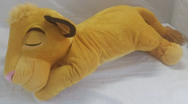 DISNEY STORE LION King Sleeping Simba Large Plush Stuffed Animal 24 in ...