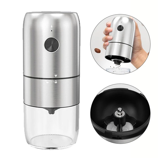 MOULIN À CAFÉ électrique compact et puissant charge USB finesse ...
