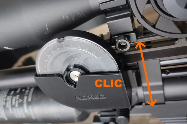 FX IMPACT MAGAZINE Weaver Picatinny Mount holder fx loader clip & clic ...