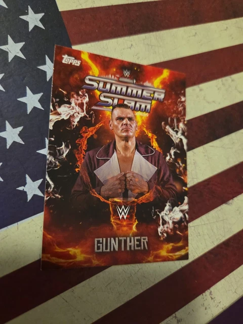 TOPPS WWF WWE Summerslam 2025 Gunther Exclusive Wrestling Trading Card EUR 5,95 - PicClick DE
