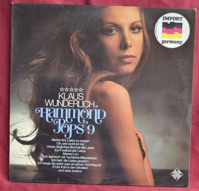 KLAUS WUNDERLICH HAMMOND pops 9 - disque vinyle 33 tours EUR 11,99 ...