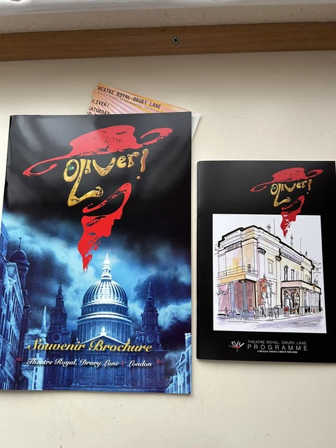 OLIVER THE Musical Large Theatre Programme / Brochure GRIFF RHYS JONES ...
