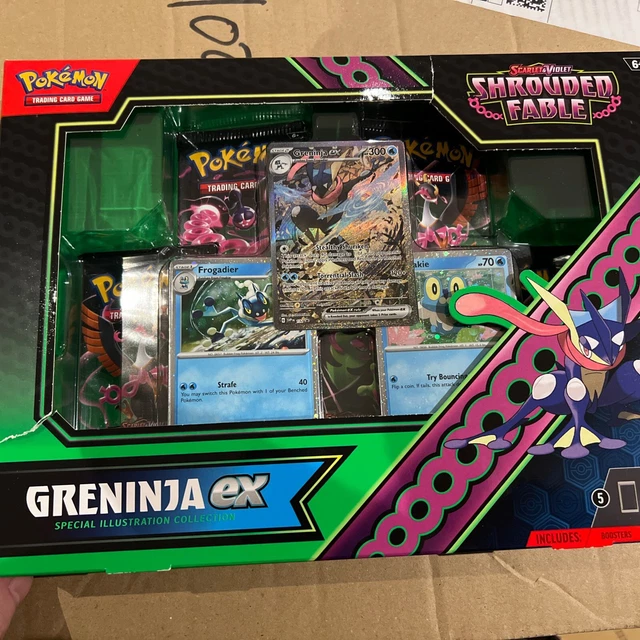 POKÉMON SHROUDED FABLE Greninja ex Special Illustration Collection Box ...