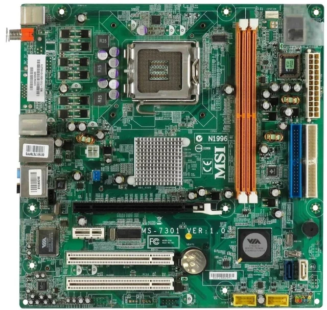 PLACA BASE MSI MS-7301 Socket 775 Motherboard. Work EUR 1,00 - PicClick ES