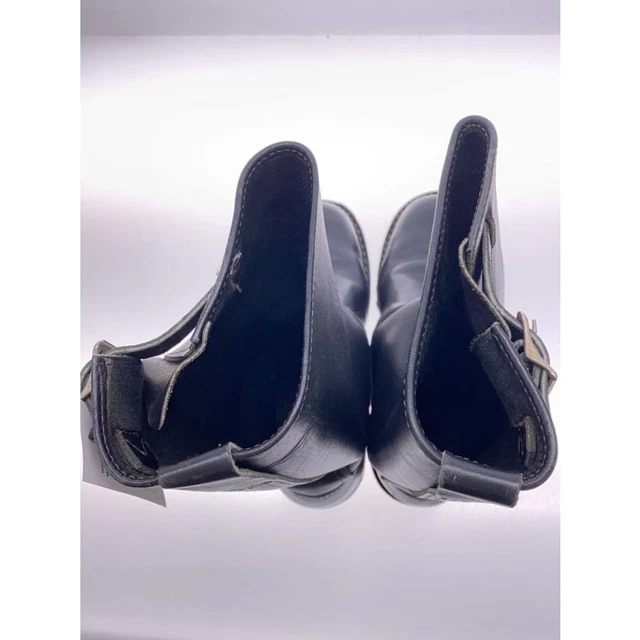 WESCO ENGINEER BOOTS Leather Black US 7 Heel 5cm Height 33.5cm Sole ...