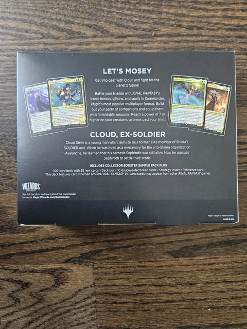 MAGIC: THE GATHERING Final Fantasy Cloud Commander Deck 'Limit Break ...