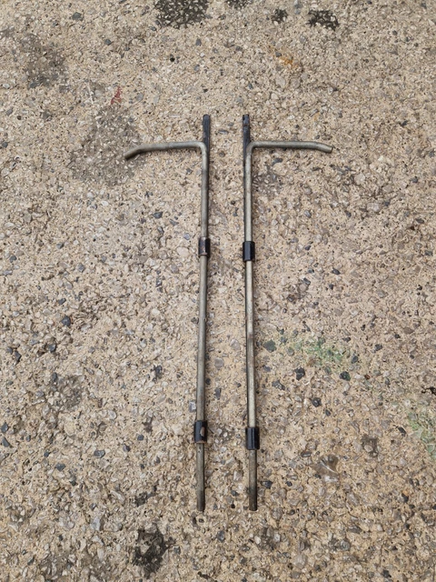 PAIR GATE / Garage Drop Bolt Heavy Duty 60cm Drop Down Bolts ...