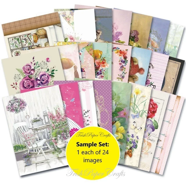 SAMPLE SET 24XA6 Sheets ~ Hunkydory's THE LITTLE BOOK OF VINTAGE ...