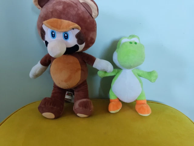 TANOOKI RACOON MARIO and Yoshi Plush 2023 - Nintendo £20.00 - PicClick UK