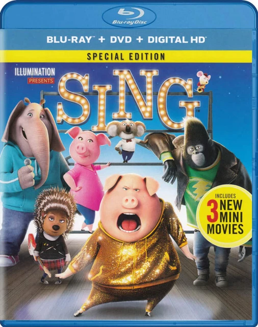 SING (BLU-RAY + DVD + Digital HD) (Special Edition) (Blu-ray) EUR 8,13 ...