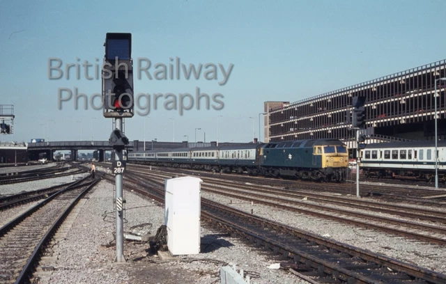 35MM SLIDE BR British Railways Diesel Loco 47413 Class 47 at Doncaster ...