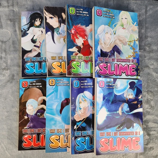 THAT TIME I Got Reincarnated As A Slime Volume 1-8 English Manga ...