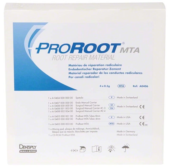 DENTSPLY PRO ROOT Mta Kit A040600000200 4x0,5g Sirona Neuf/Emballage ...