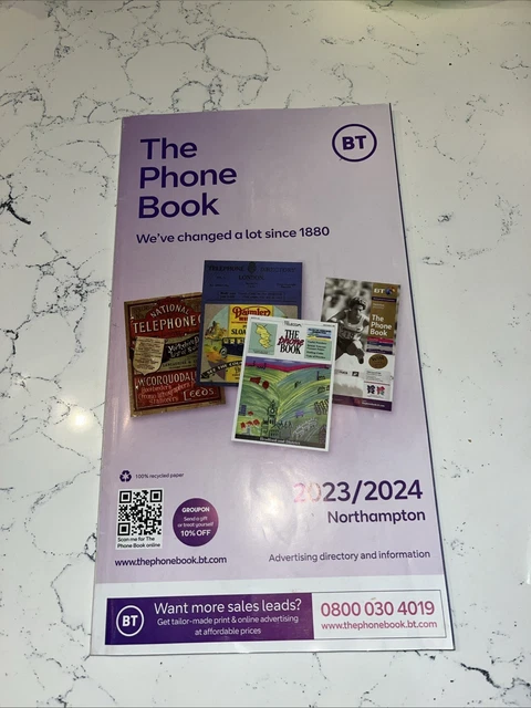 BT PHONE BOOK 2023/2024 Final Edition Northampton. £1.16 - PicClick UK