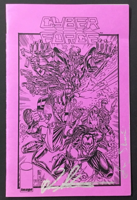 CYBER FORCE ASHCAN #1 double signature ! Rare ! VF- 7,5 ! EUR 144,44 ...