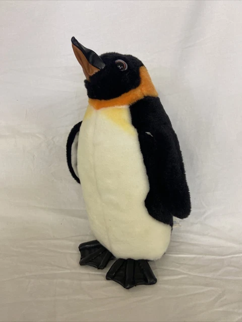 SEAWORLD PENGUIN PLUSH Toy Soft Cuddly Teddy Leather Beak And Feet £19. ...