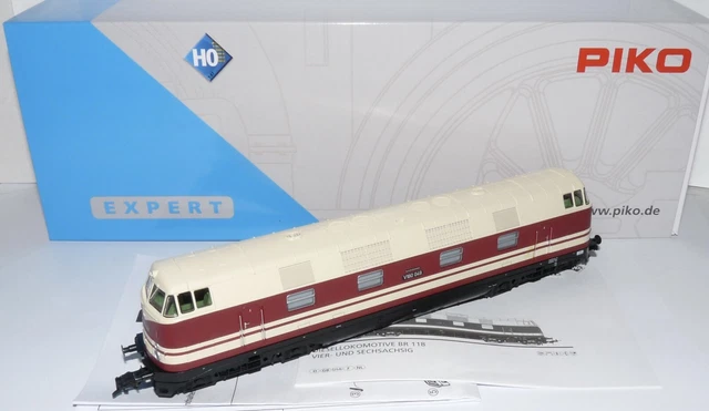 PIKO H0 59570-2 DC ++ Diesellok V 180 049 der DR ++ Analog DSS in OVP ...