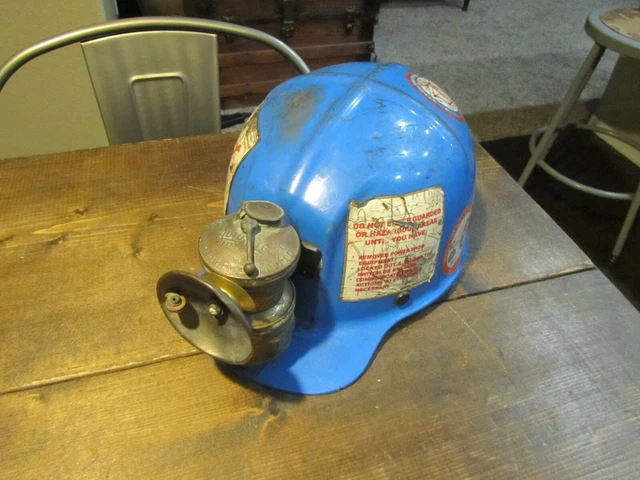 VINTAGE MSA COMFO Cap Miner’s Hard Hat Helmet w/ Auto-Lite & Safety ...