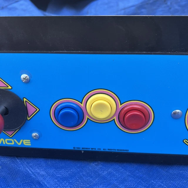 NOS ORIGINAL TRACKBALL Pac-Man Control Panel With Joystick video Game ...