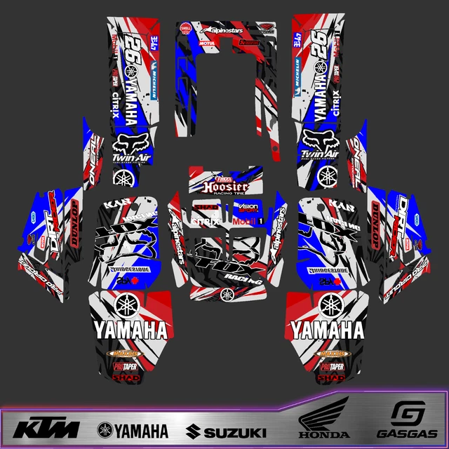 YAMAHA BANSHEE 350 full graphics kit stickers decals atv £136.28 ...