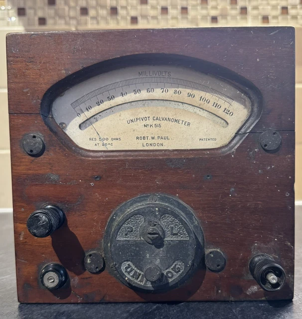 ANTIQUE UNIPIVOT GALVANOMETER Invented By Robert W Paul. ~ Steampunk ...