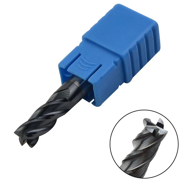 4 FLÛTE FRAISEUSE CNC bit pour découpe de plaque bois plastique et ...