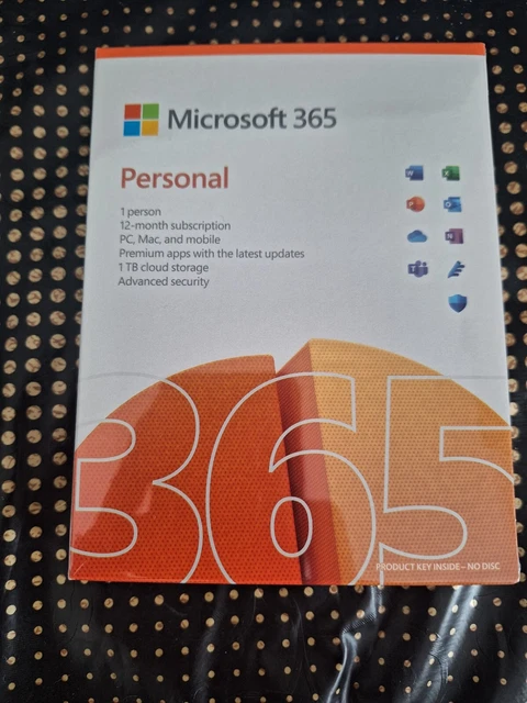 MICROSOFT OFFICE 365 Personal - 1 Year Subscription (QQ2-01399) £15.59 ...