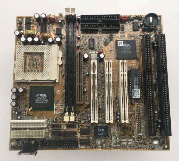 SOCKET 370 MOTHERBOARD - PCPartner APBS3-C861 - VIA Apollo Pro - TESTED ...