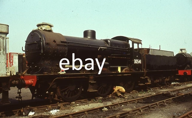 ORIGINAL 35MM RAILWAY SLIDE BR Q CLASS 30541 at BARRY 6/4/74 £6.50 ...