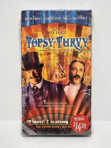 TOPSY-TURVY BLOCKBUSTER VIDEO VHS Cassette Gilbert & Sullivan & So Much ...
