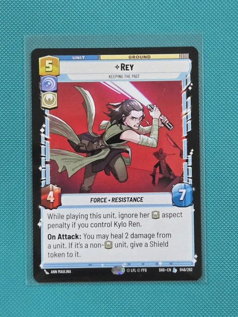 STAR WARS UNLIMITED Shadows Of The Galaxy Rey 321 Legendary Hyperspace ...