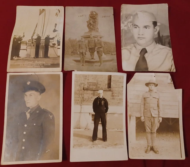 LOT OF VINTAGE Military RPPC Postcards WWI WWII WW1 WW2 £53.16 ...