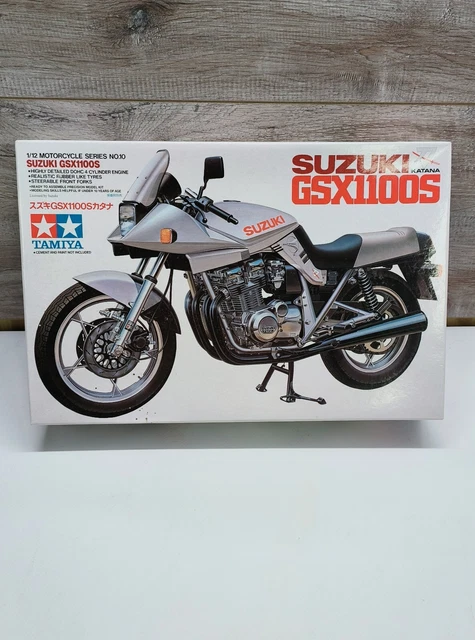 TAMIYA SUZUKI GSX1100S Katana 14010 Motorbike Plastic Model Kit Scale 1 ...