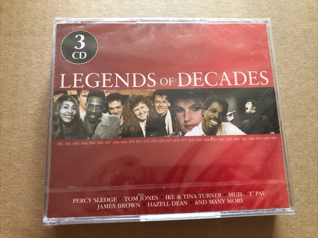 VARIOUS ARTISTS - Legends Of The Decades (album CD, 3-Disc) NEW ... VARIOUS ARTISTS - Legends Of The Decades (album CD, 3-Disc) NEW ...