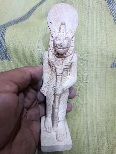 RARA STATUA ANTICA egizia antica antica statua Sekhmet pietra faraone ... RARA STATUA ANTICA egizia antica antica statua Sekhmet pietra faraone ...