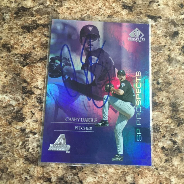 CASEY DAIGLE SIGNÉ 2004 pont supérieur SP Prospects RC Arizona ...