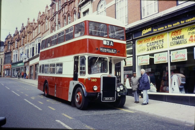 35MM ORIGINAL COLOUR Bus Slide Preserved Wigan Leyland Titan PD2 DEK3D ...