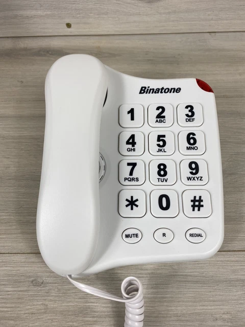 BINATONE BIG BUTTON Corded Telephone B110 Used Great £12.00 - PicClick UK