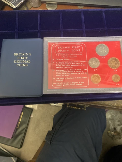 BRITAINS FIRST DECIMAL coins set £3.00 - PicClick UK BRITAINS FIRST DECIMAL coins set £3.00 - PicClick UK